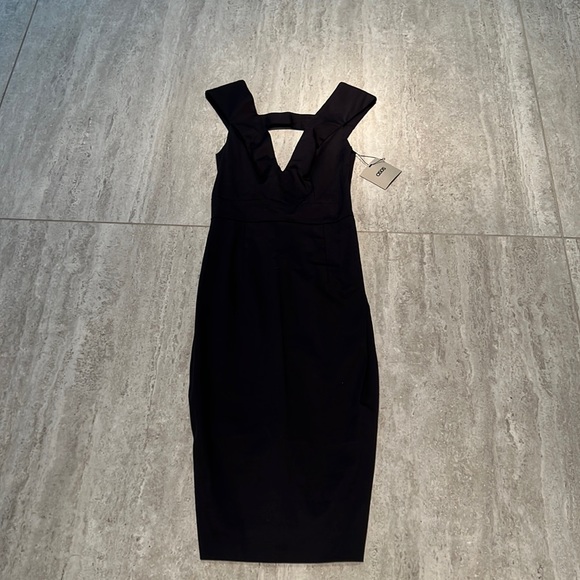 ASOS | Dresses | Nwt Asos Black Dress This Dress Is Stunning Pencil ...